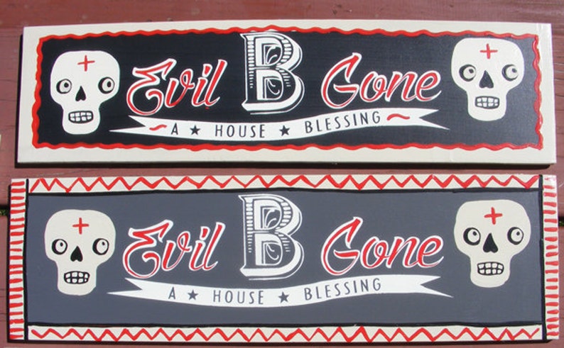New Orleans Inspired House Blessing Evil Be Gone 20 Inch Hand - Etsy