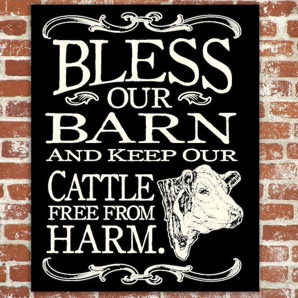 Angus Cattle Farm Sign - Etsy