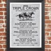 Triple Crown Horse Racing Poster Kentucky Derby Preakness Stakes ...