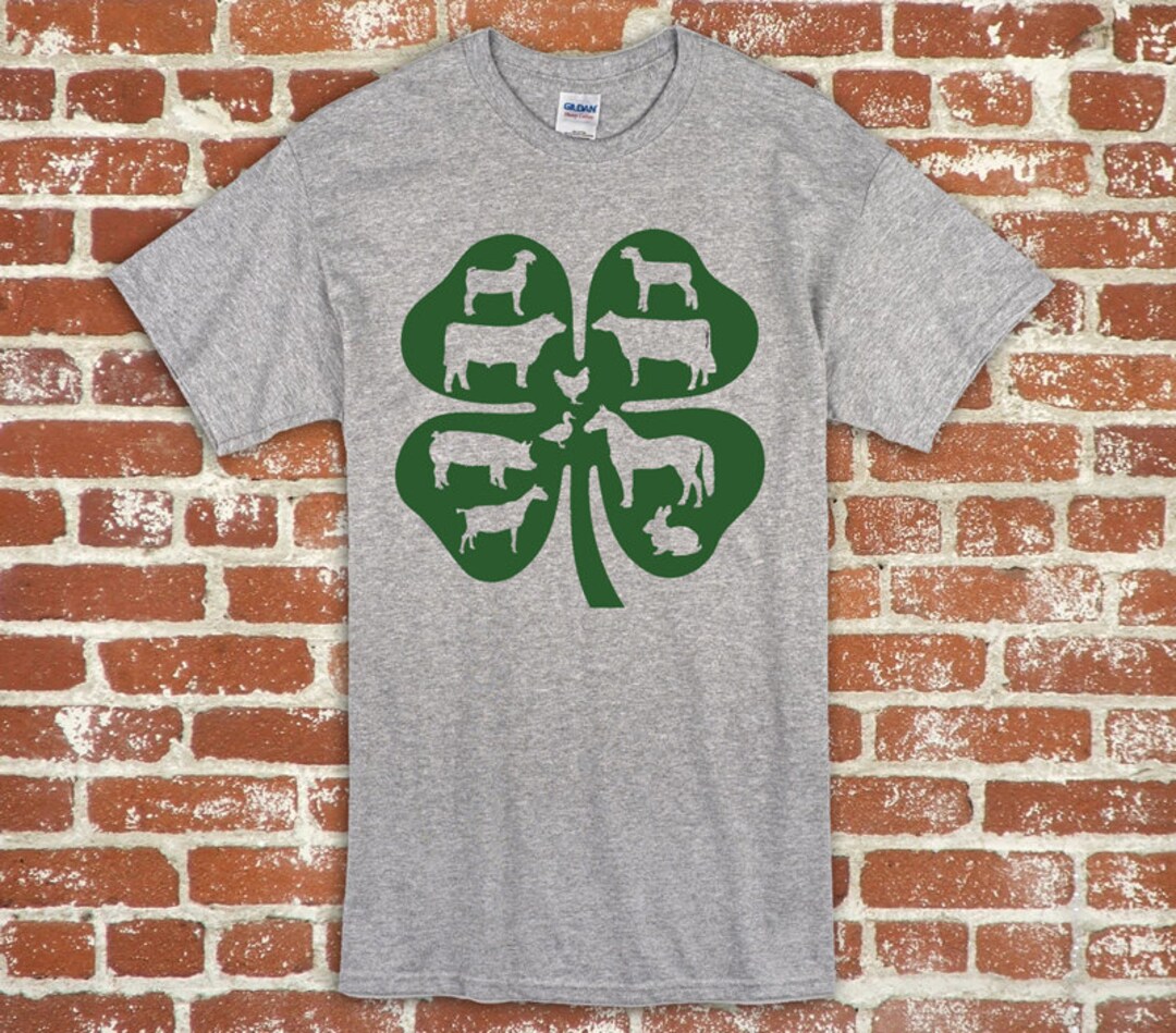 4H Livestock Shirt Unisex Adult and Youth Short Sleeve Tshirt - Etsy