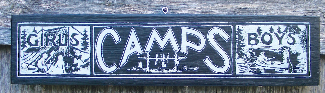 1920's Vintage Summer Camp Sign - Etsy