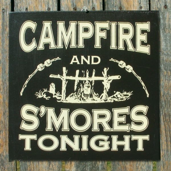 Campfire Sign - Etsy