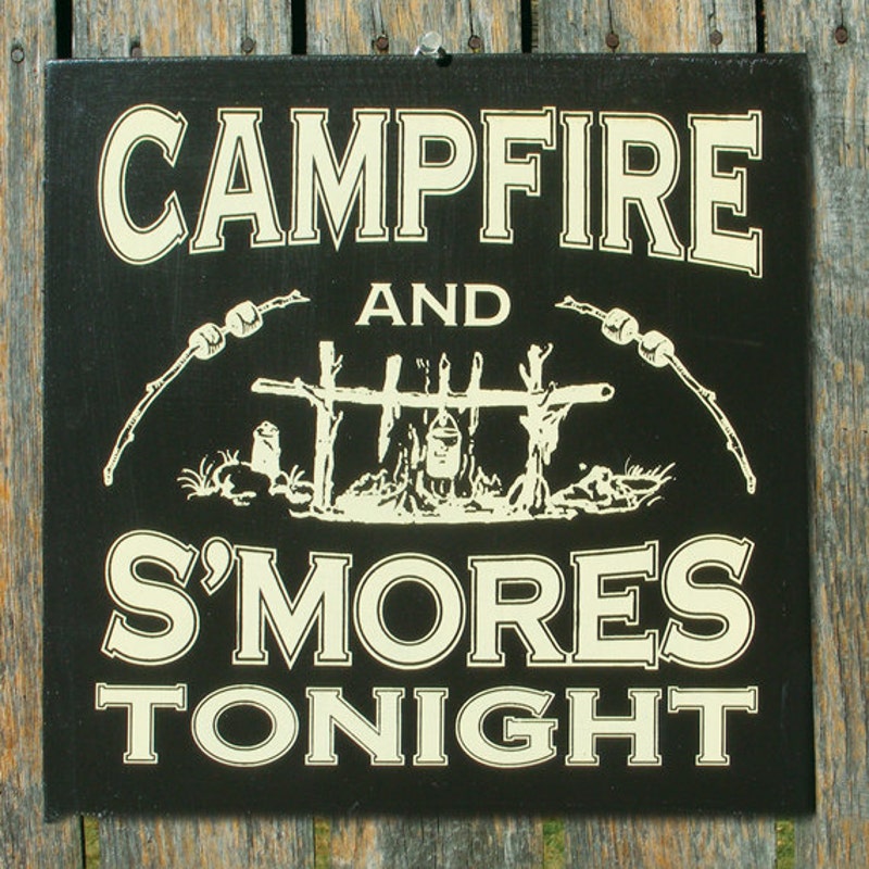 Campfire Sign - Etsy