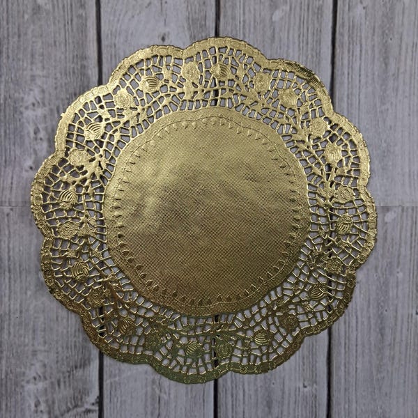 Gold Paper Doilies - Etsy