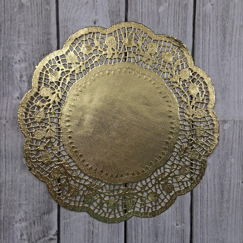 Gold Paper Doilies - Etsy