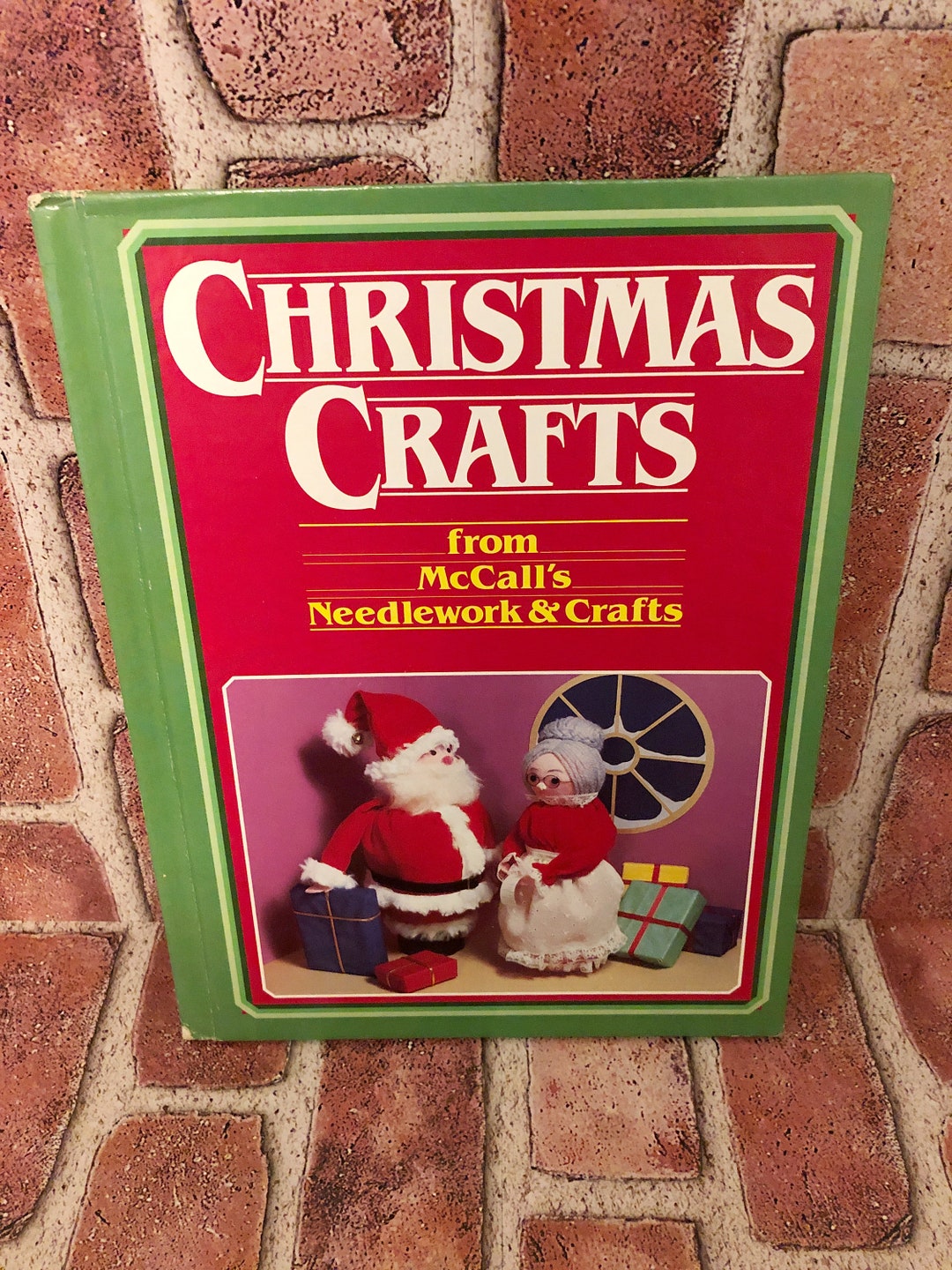 Vintage Christmas Crafts Hardcover Book, 1984 Mccall's Book, Needlework ...