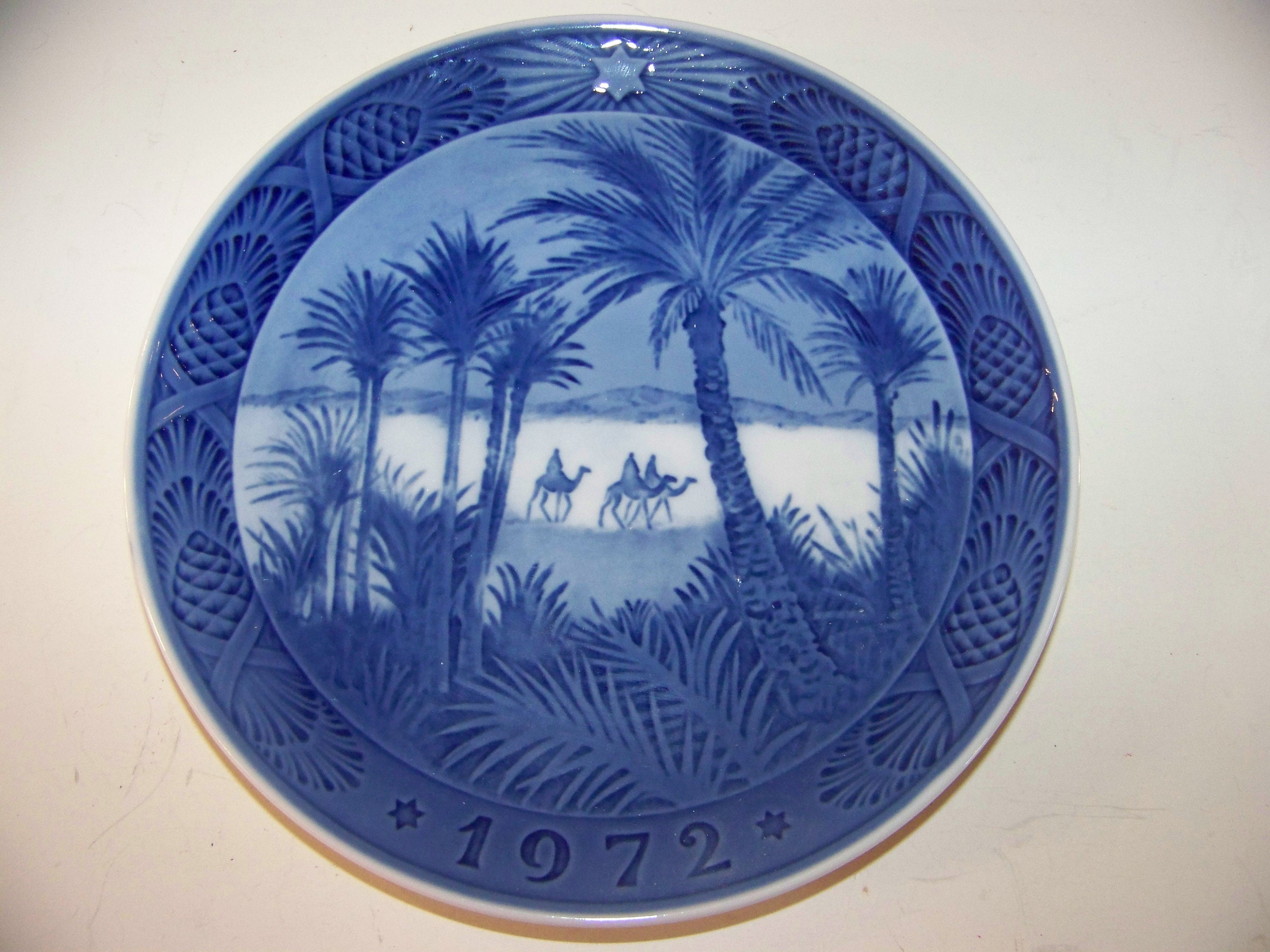 Royal Copenhagen O Sterland in Desert Christmas Plate 1972(oasis) - Etsy