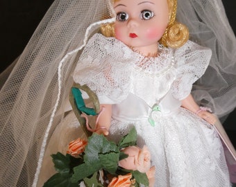 Vintage 1966 Madame Alexander Bride Doll Complete With - Etsy