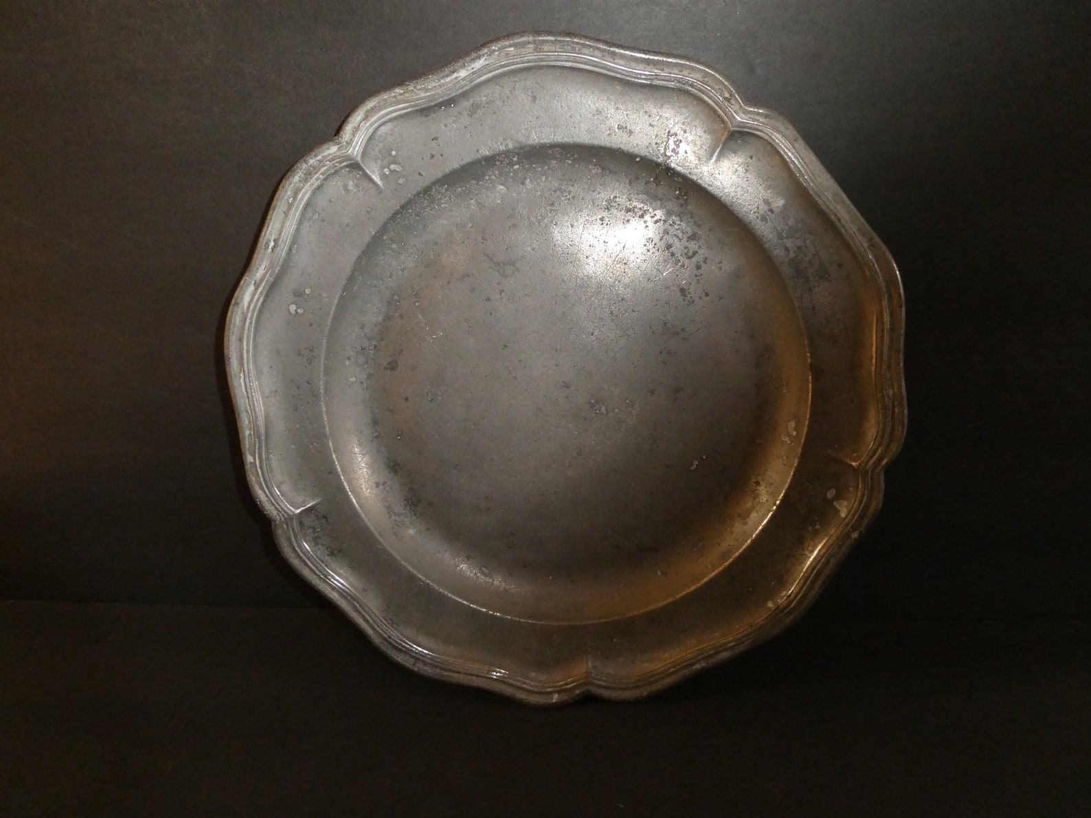 Pewter Plate 91/2 in Signed and Markings - Etsy
