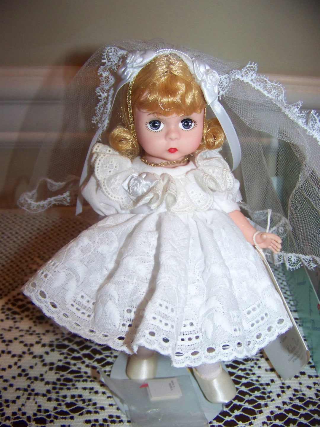 First Communion Doll ( in Eyelet Dress) Madame Alexander Occasions ...