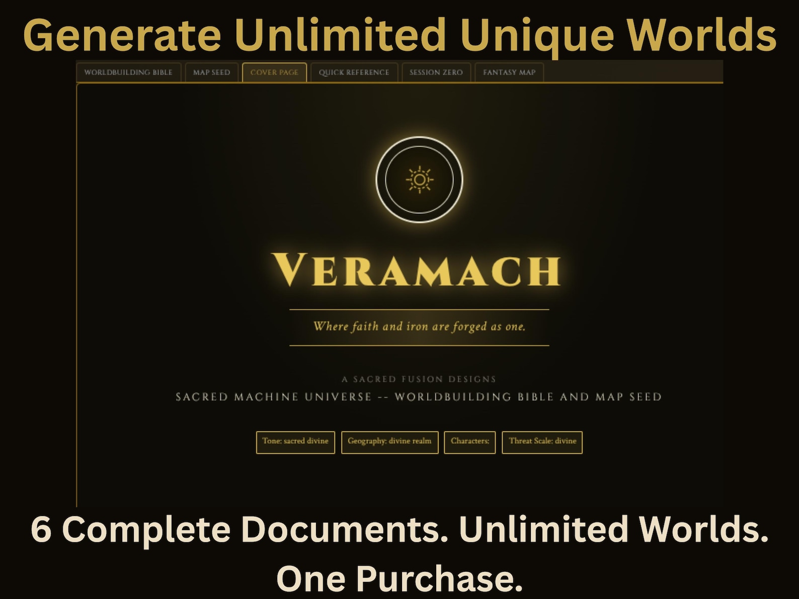 Worldbuilding Bible Generator | Fantasy World Builder Tool for Dnd Gms ...