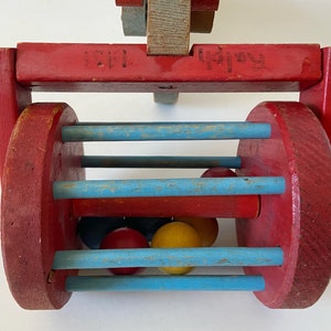 Vintage Fisher Price Jumbo Rolo Wooden Elephant, 755, 1951-1952 Pull ...