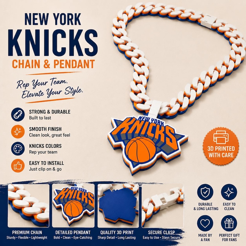 Knicks Chain Necklace - Etsy