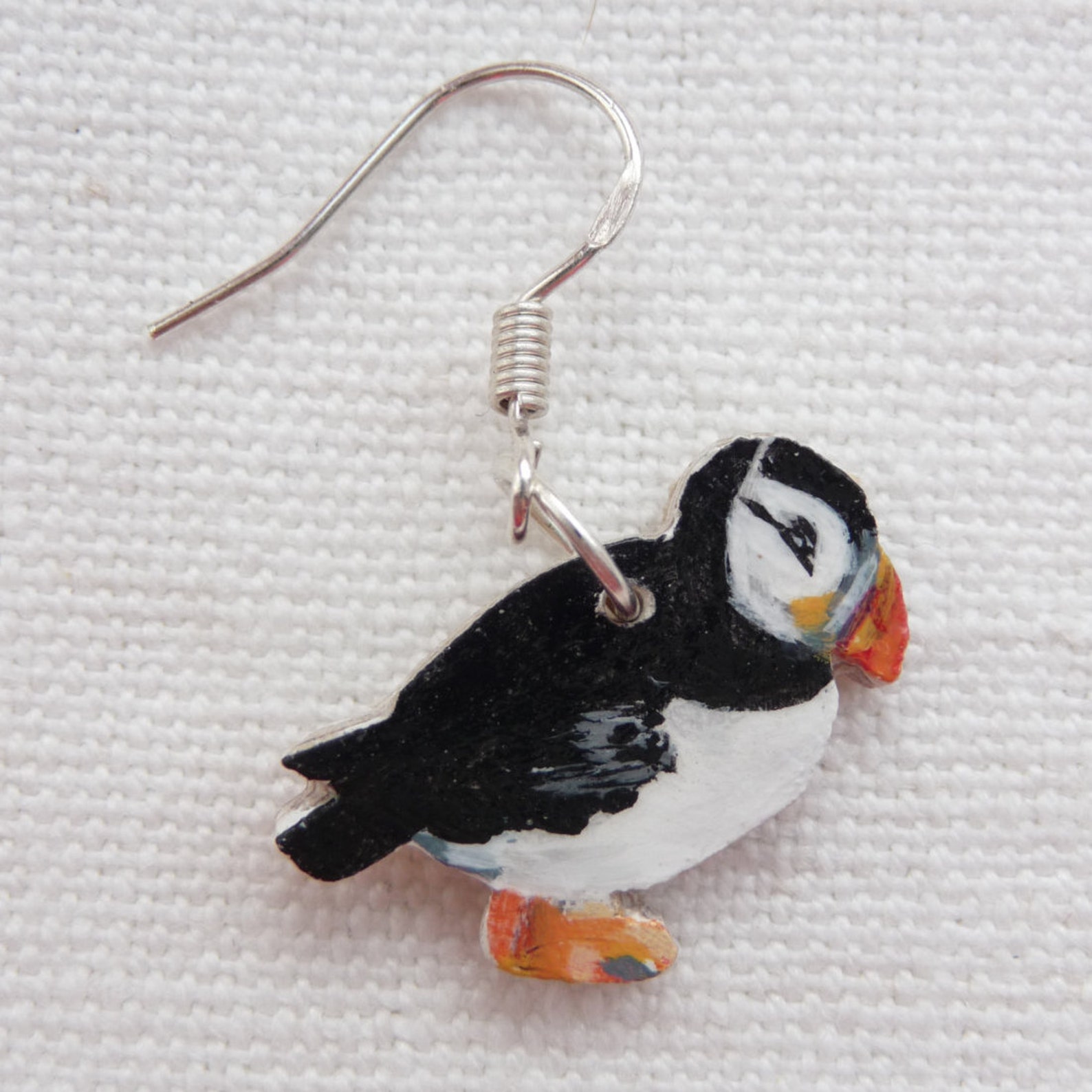 Puffin Earrings - Etsy