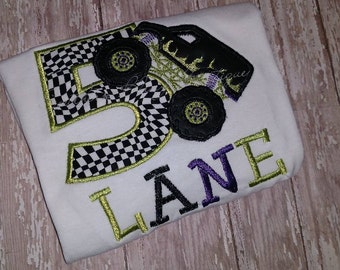 Monster jam birthday shirt | Etsy