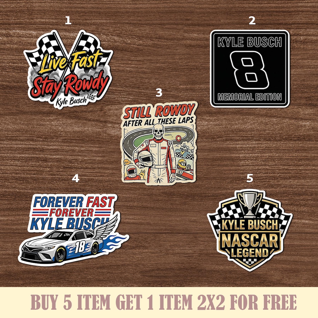 Kyle Busch individuelle Aufkleber - Etsy.de