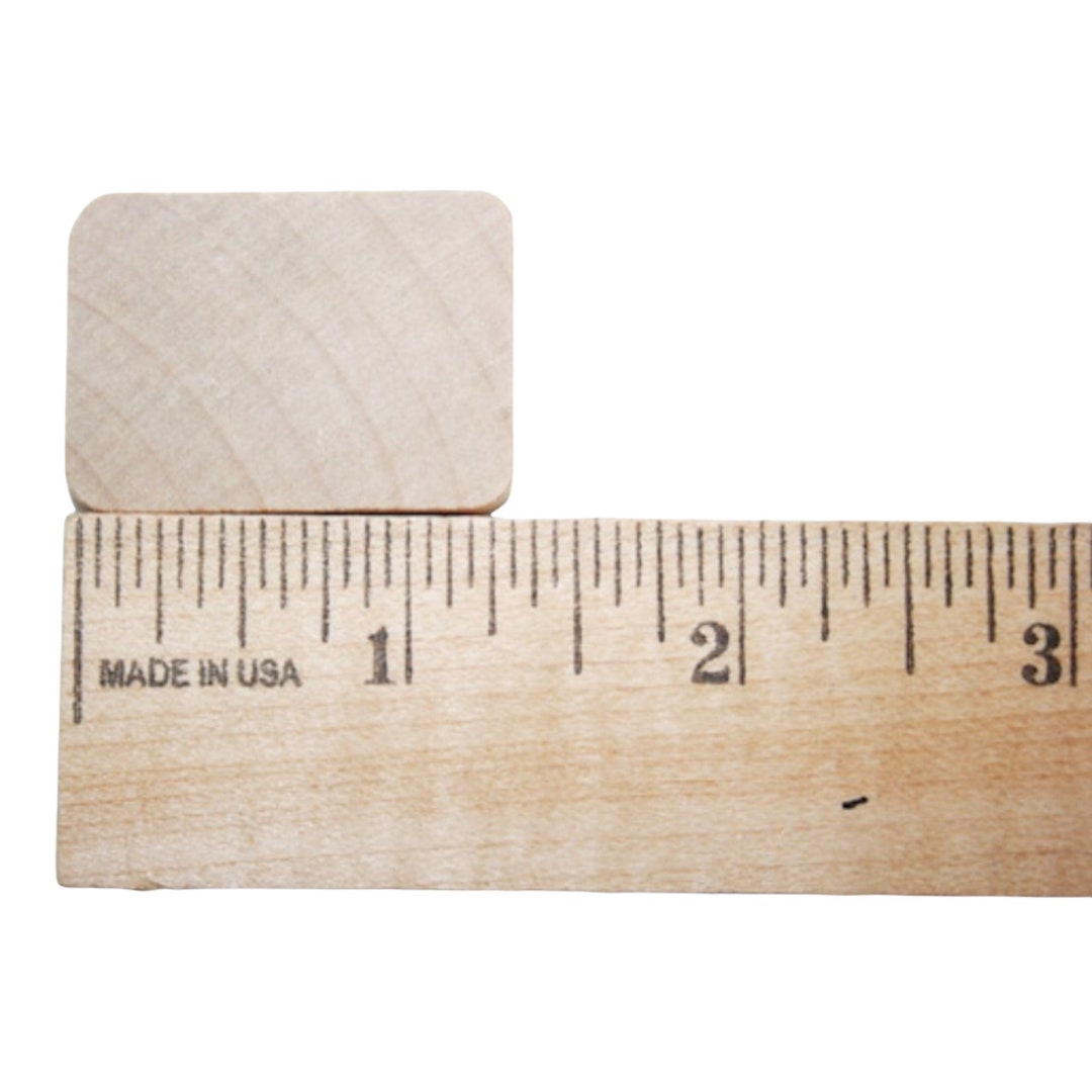 QTY 50 1-3/8x 1 Rectangles Craft Wood DIY - Etsy Denmark