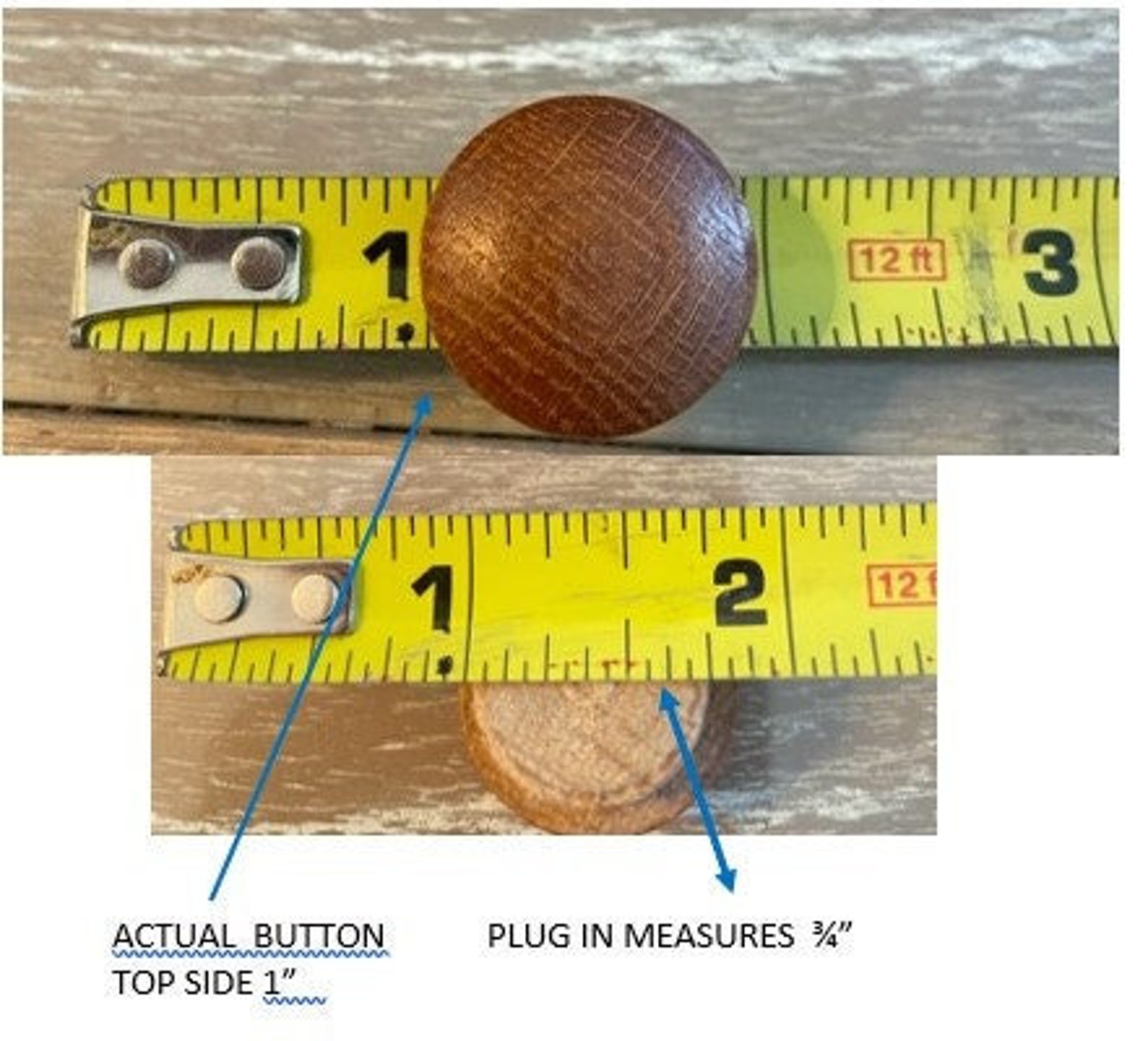 Wood Plugs Button Plug Furniture Plug Mushroom Dollhouse Screw Hole ...