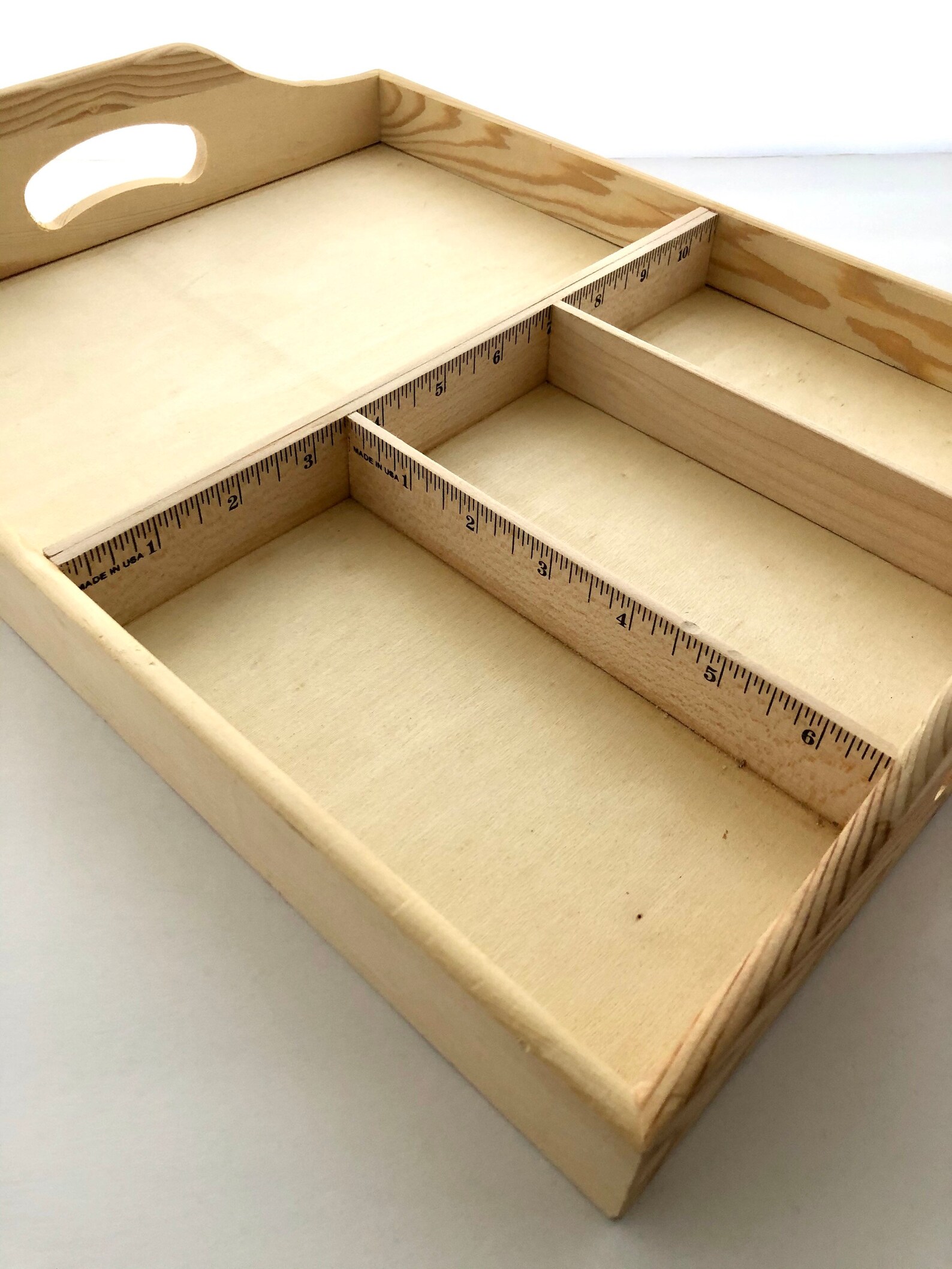 School Ruler 12" Wooden Ruler DIY Craft Supply Pinewood Straight Edge ...