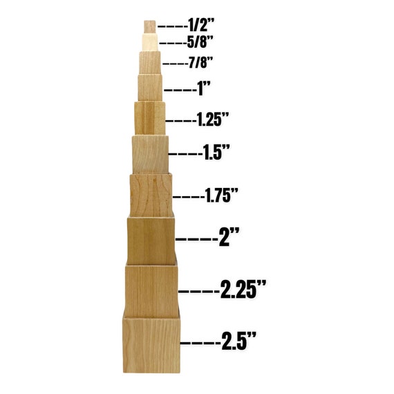 Various Wooden Blocks DIY Wood Blocks Wood Cubes Square - Etsy