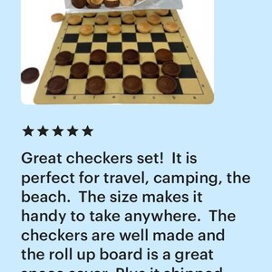 Checkers Game on the Go Checker Pieces Checkers Board Classic Board ...