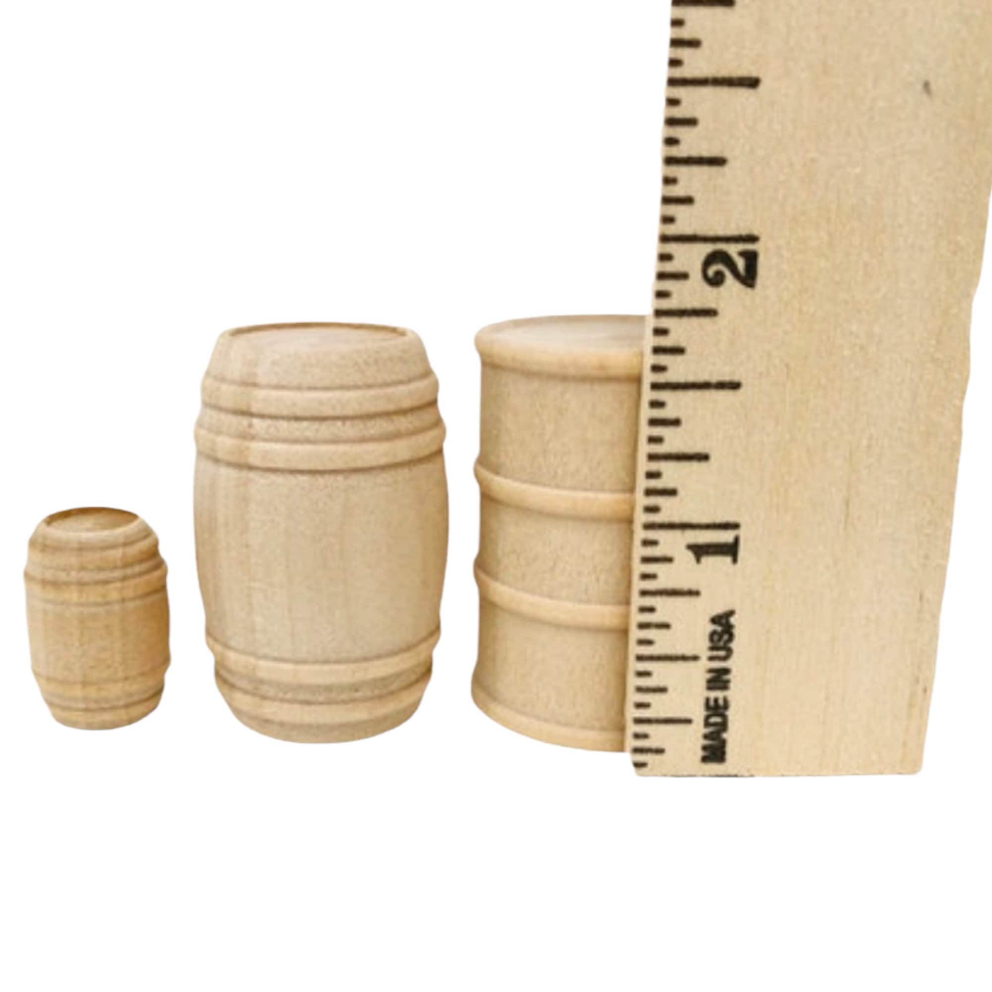 QTY 10 Miniature Wood Barrel Toy Wood Barrel Wine Barrel - Etsy