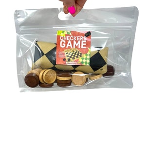 Checkers Game on the Go Checker Pieces Checkers Board Classic Board ...