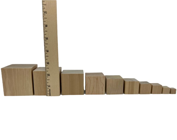 Wood Blocks, Wood Craft Blocks, Square Craft Blocks, Pine Blocks, 1-1/2 ...