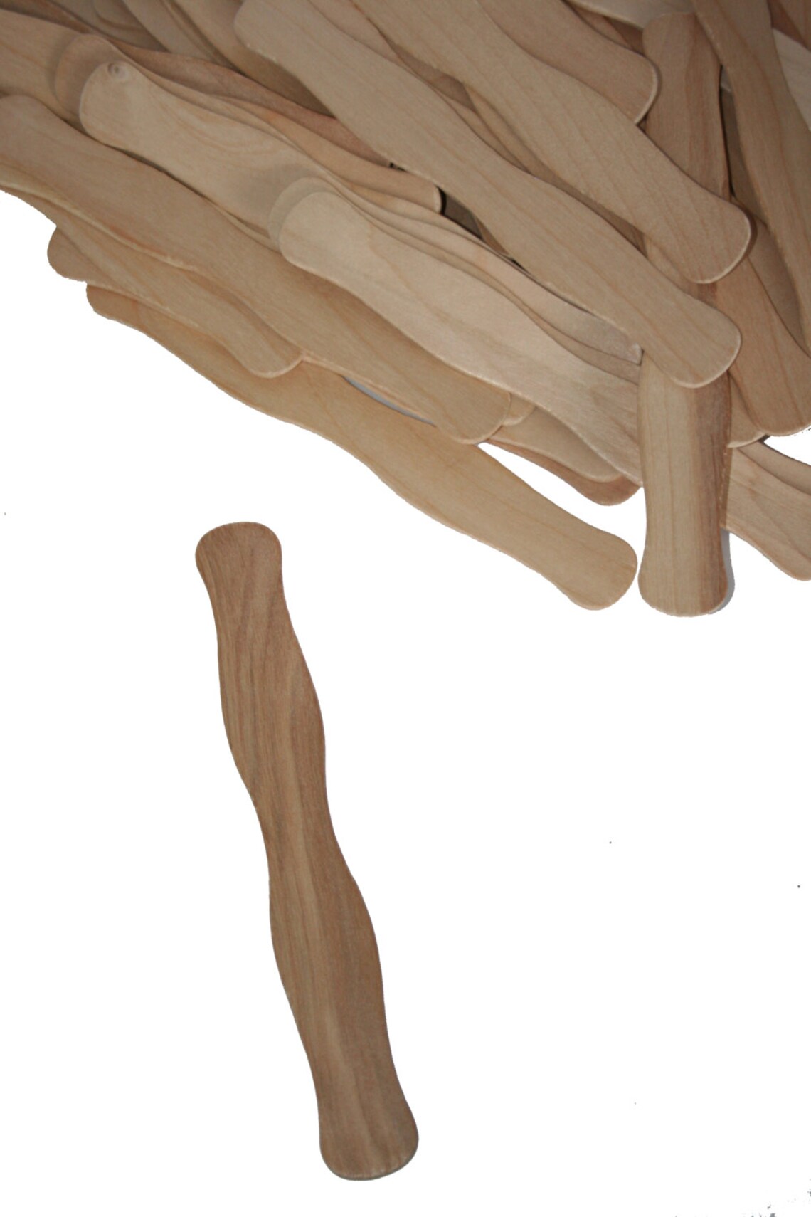 QTY 100-8 Wavy Fan Sticks Paddle Fan Stick Wooden Fan - Etsy