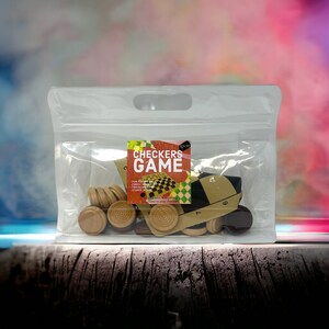 Checkers Game on the Go Checker Pieces Checkers Board Classic Board ...