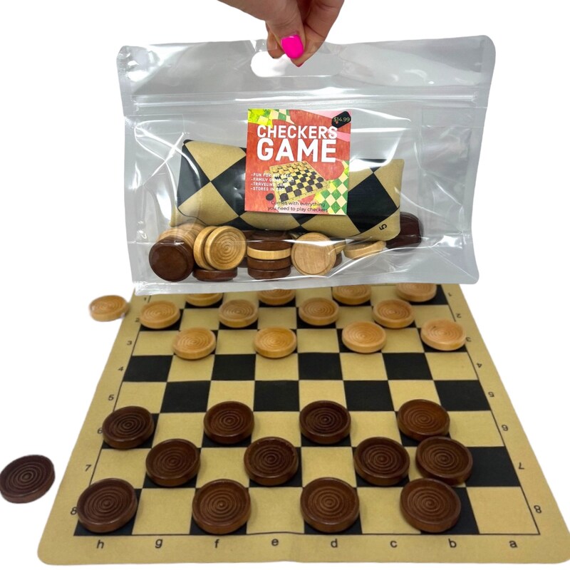 Checkers Board - Etsy