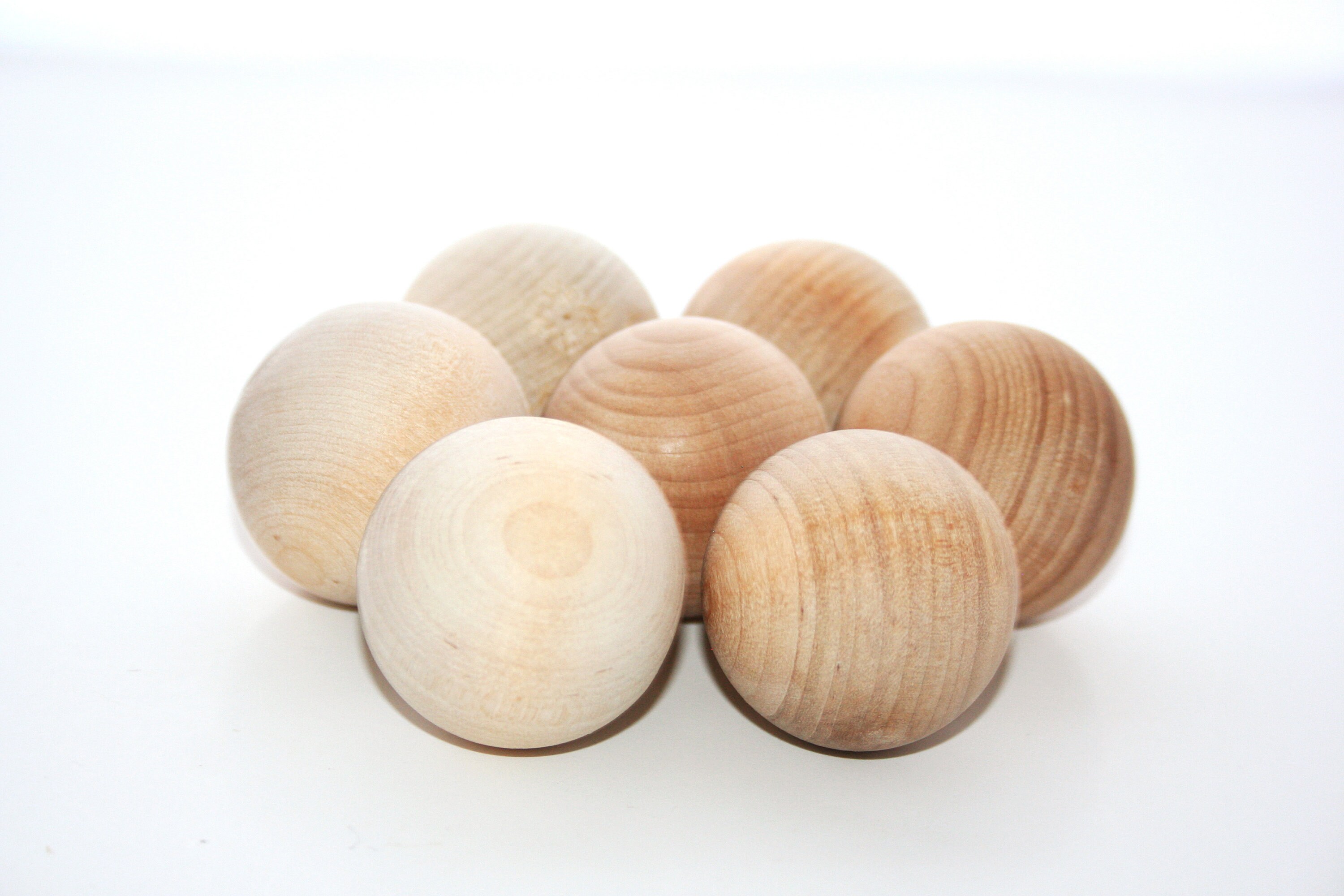 QTY 10 1.5 Maple Wood Ball Wood Balls Solid Wood - Etsy