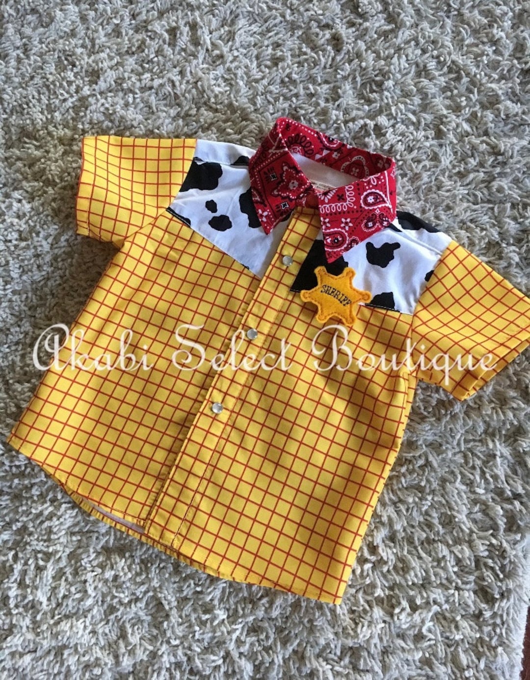 Custom Made to Order Toy Story Woody Inspired Costume Sz 6mo to 10Y - Etsy