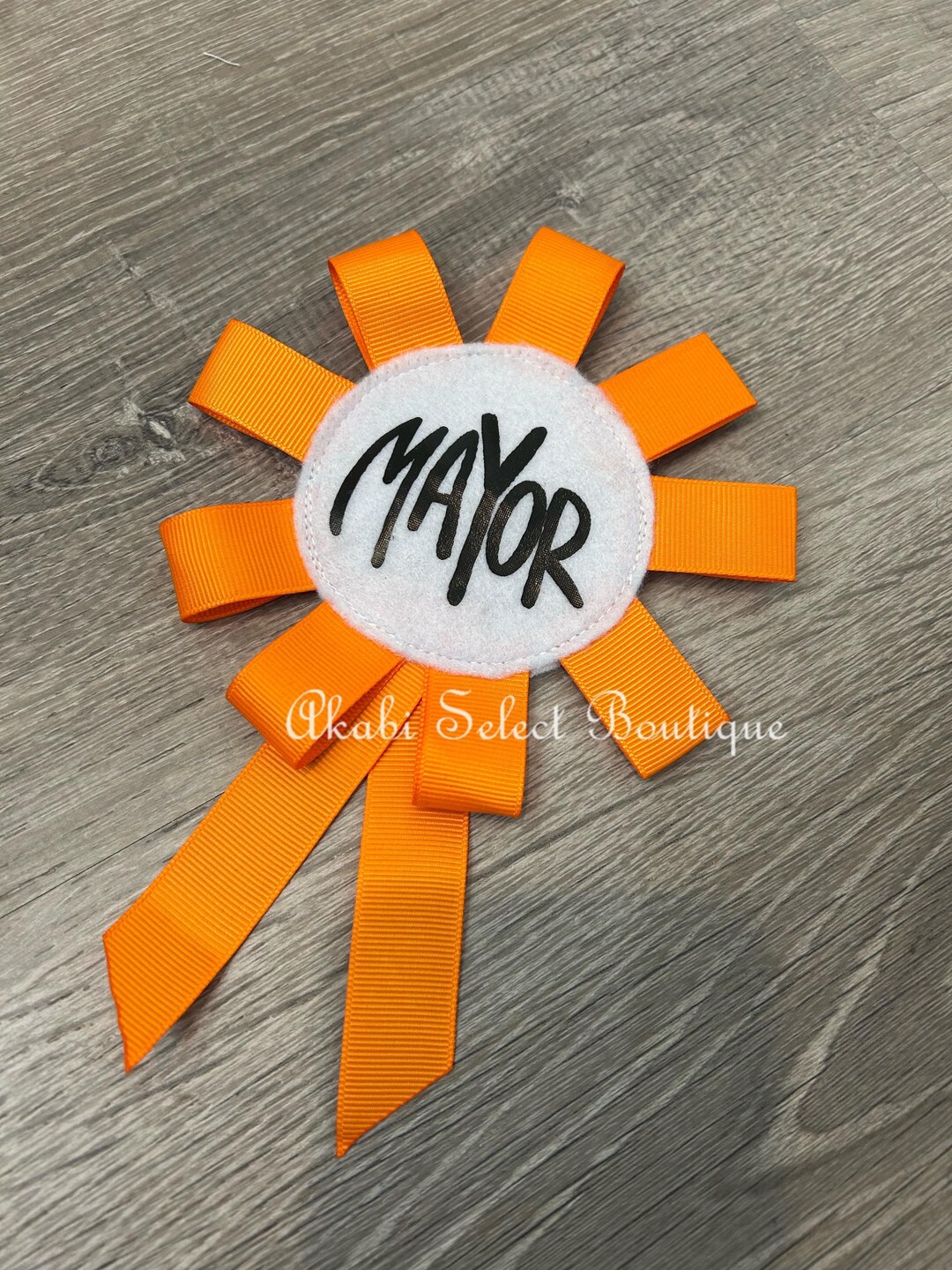 Custom Made to Order Mayor Badge - Etsy