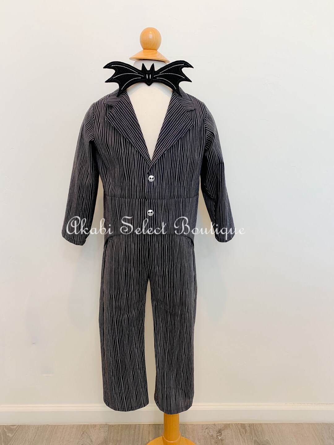 Custom Made to Order Jack Skellington Inspired Costume Sz 12M to 10Y - Etsy
