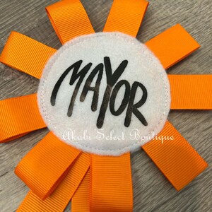 Custom Made to Order Mayor Badge - Etsy