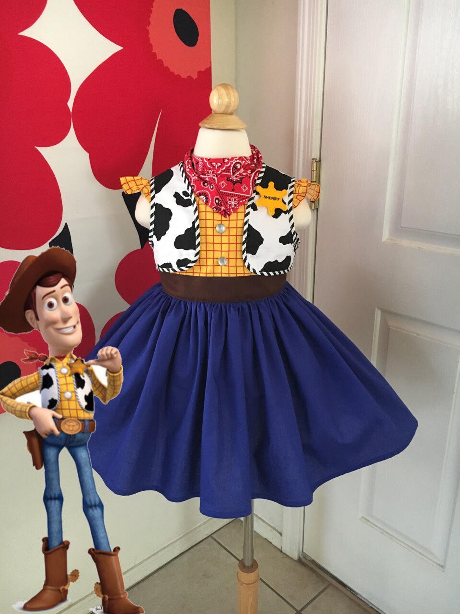Custom Made to Order Toy Story Woody Inspired Dress Sz 2T to | Etsy
