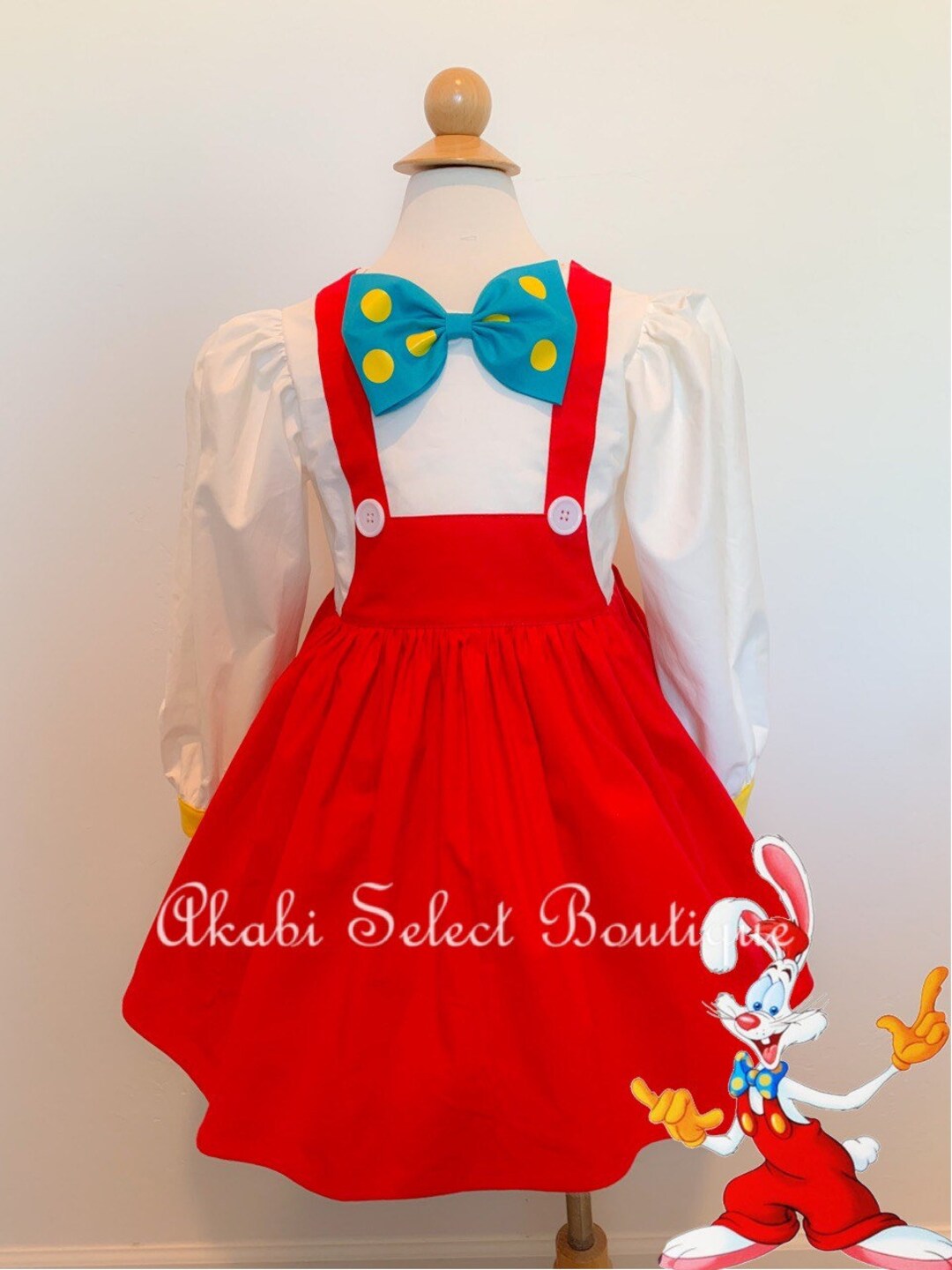 Custom Made to Order Roger Rabbit Inspired Dress Sz 12M to 10Y - Etsy