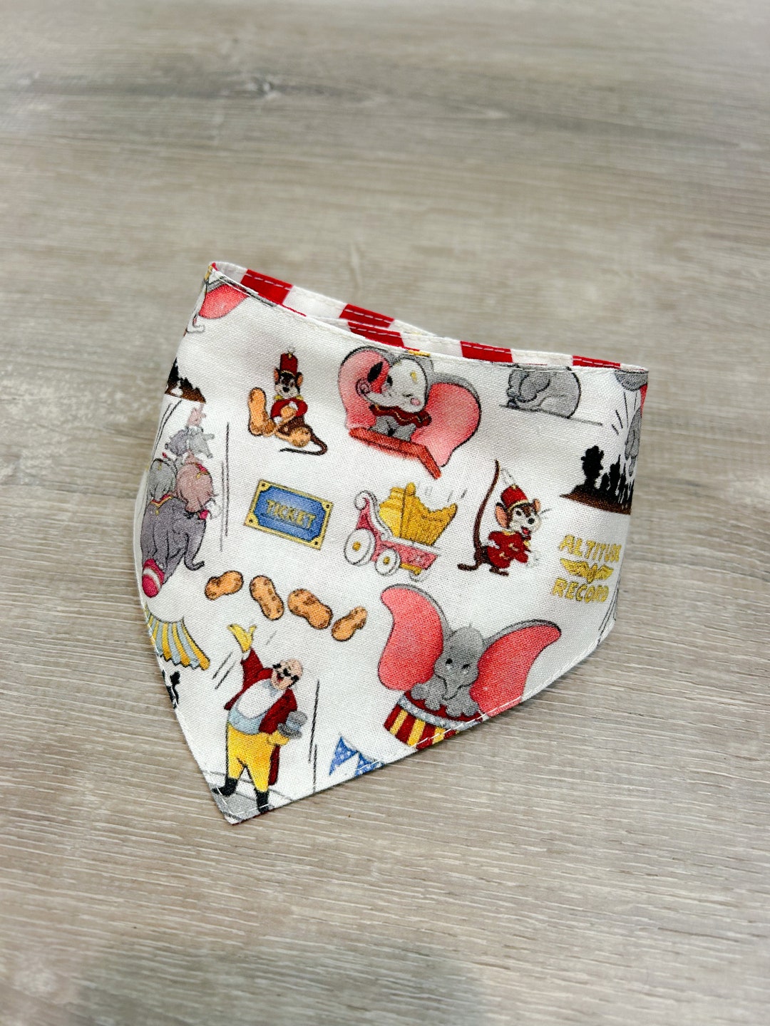 Custom Made to Order Disney Dumbo Dog Reversible Bandana - Etsy