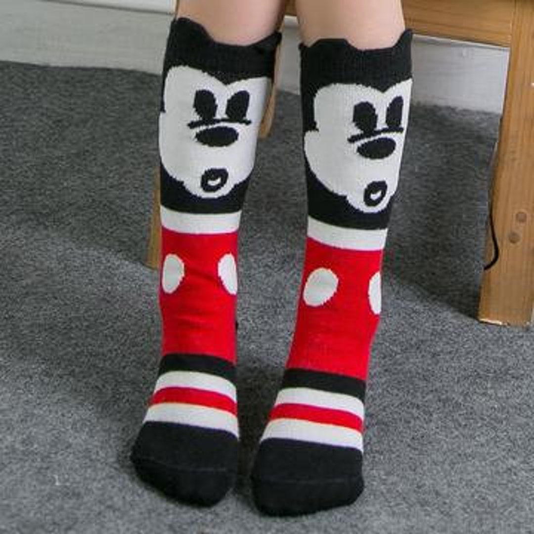Mickey Mouse Socks - Etsy