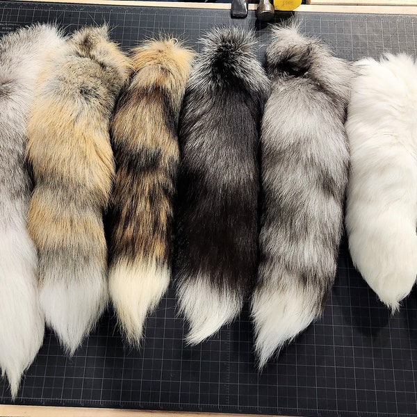 Fox Tail Keychain - Etsy