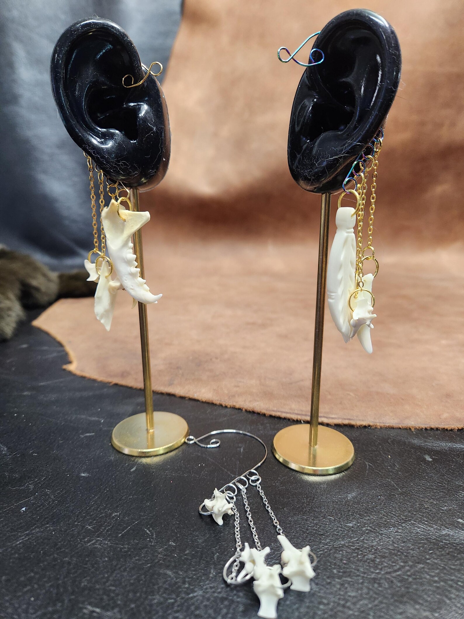 Earcuffs With Bones, Witch Ear Wrap - Etsy