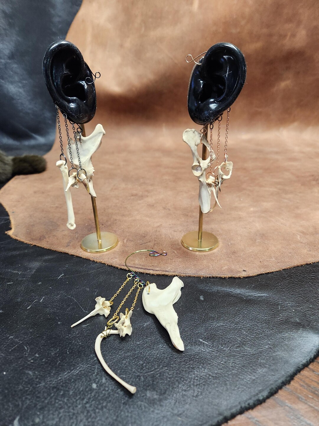 Earcuffs With Bones, Witch Ear Wrap - Etsy