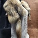 Coyote Pelt Fur Mantle With Black Deerskin - Etsy