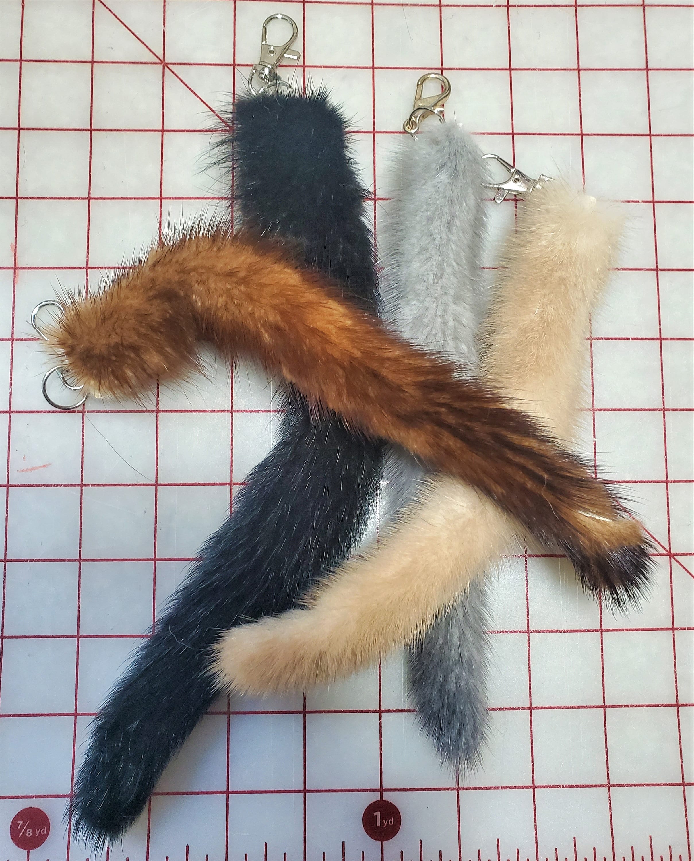Real Mink Tail Keychains 810 Taxidermy Festival | Etsy