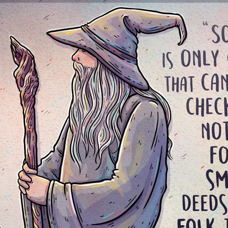 Gandalf Quote - Etsy
