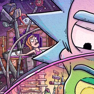 The Ricks Must Be Crazy Custom Illustration Rick and Morty Fan Art ...