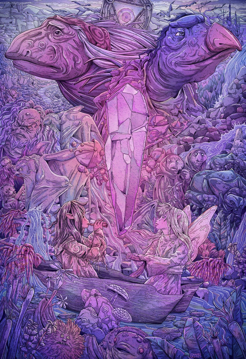 The Dark Crystal Custom Illustration Giclée Print | Etsy