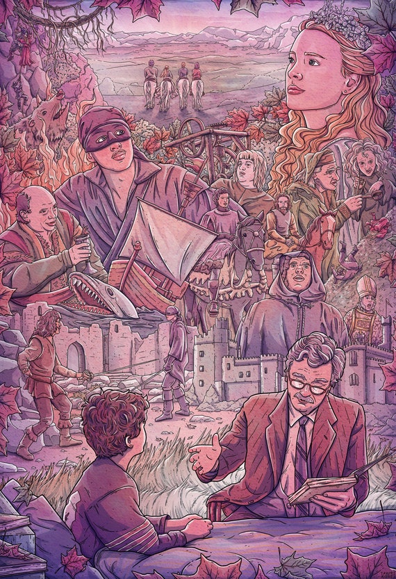 As You Wish Custom Princess Bride Illustration Giclée Print | Etsy
