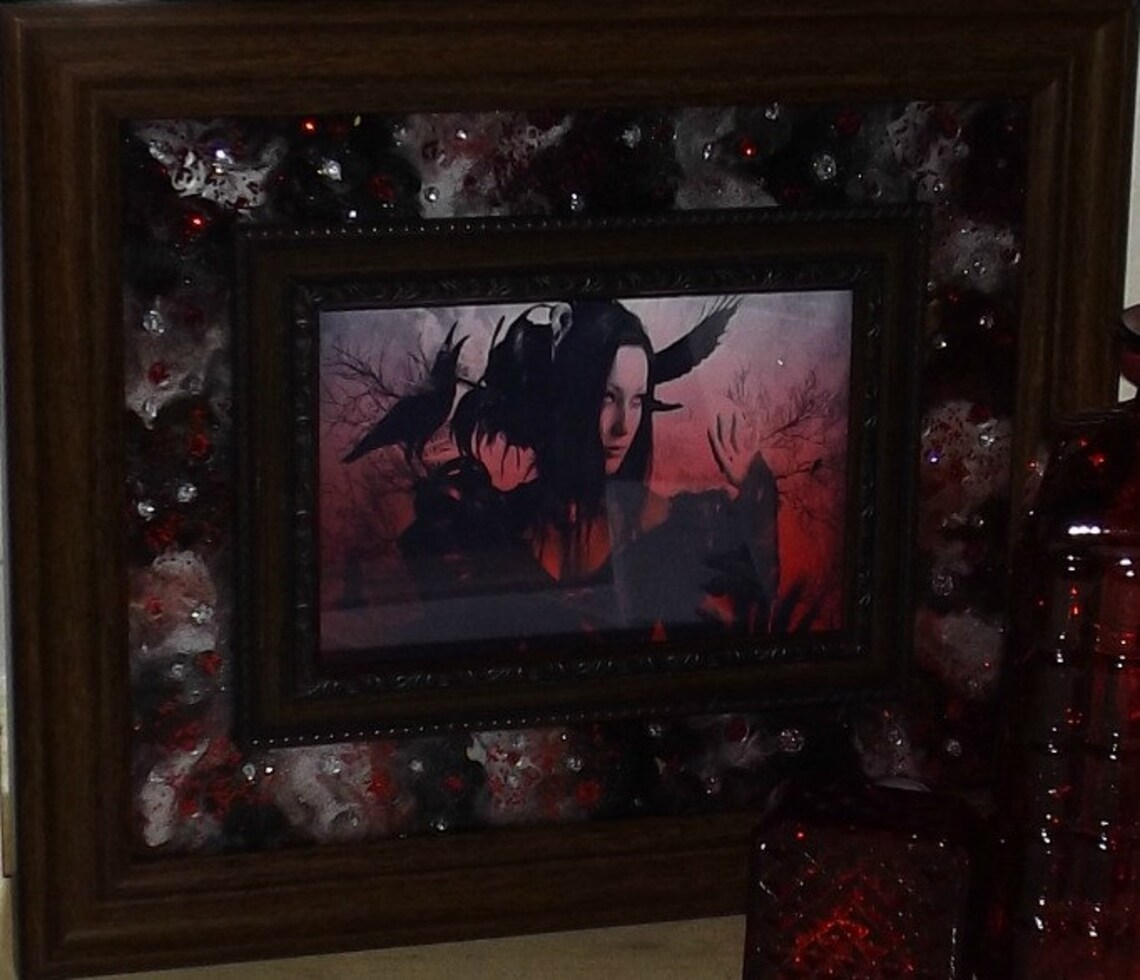 Murder of Innocence Hand Painted Framed Art - Etsy